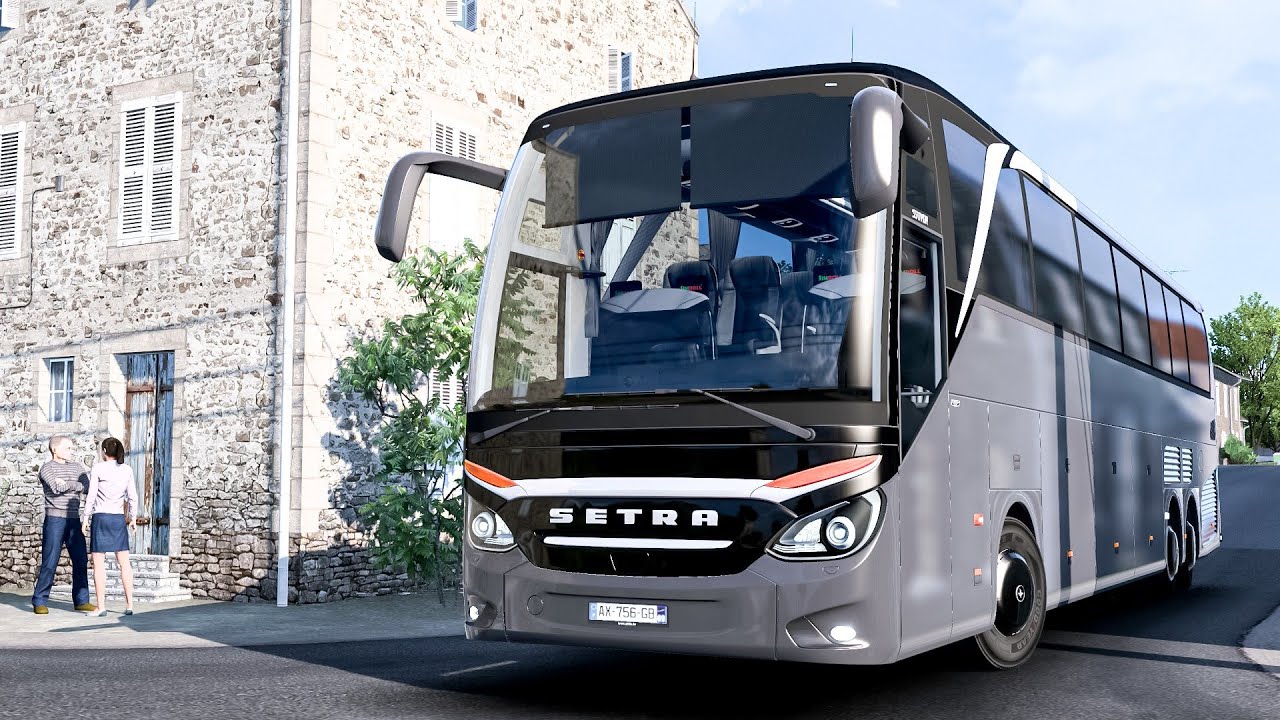New Setra S 517 Hdh TopClass Ets 2 Bus Mod 1 45 Gameplay New Grand