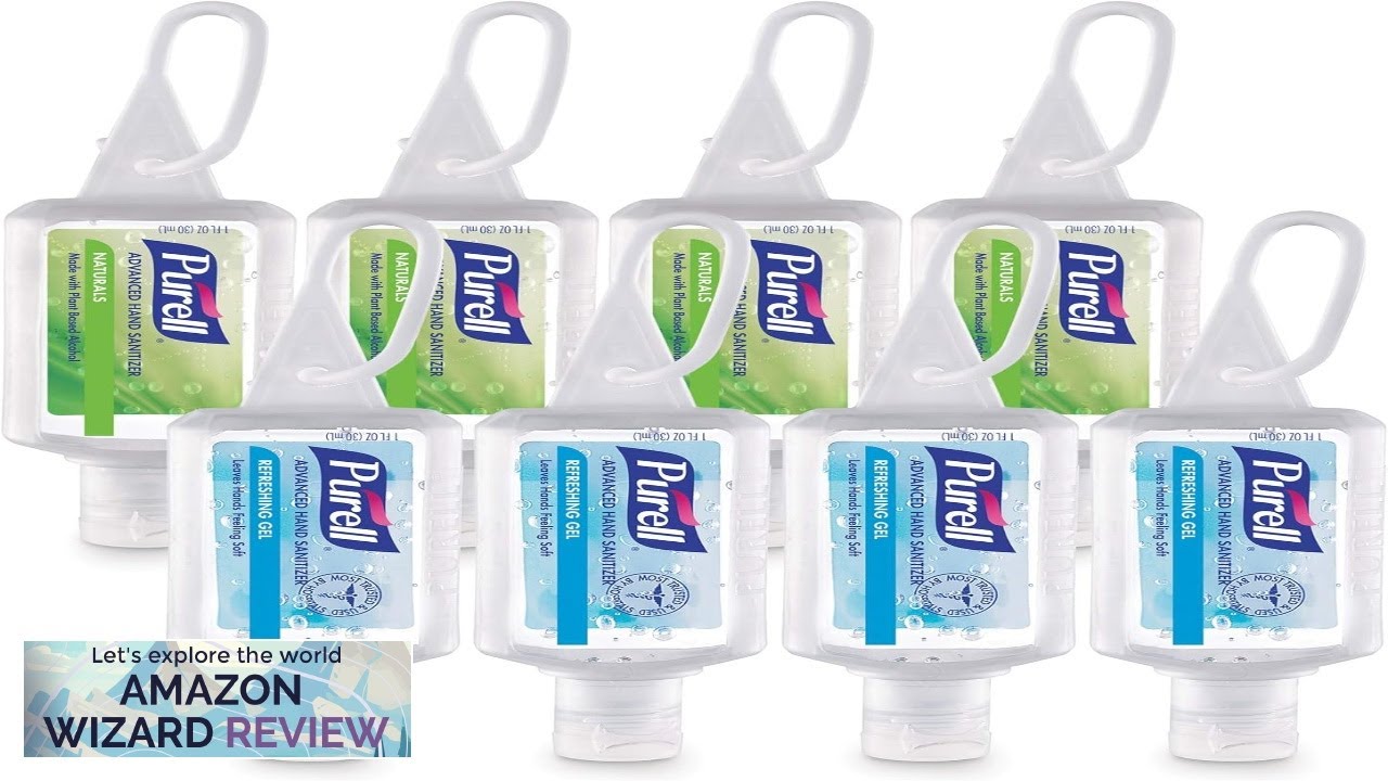 Purell Advanced Hand Sanitizer Variety Pack Naturals and Refreshing Gel ...