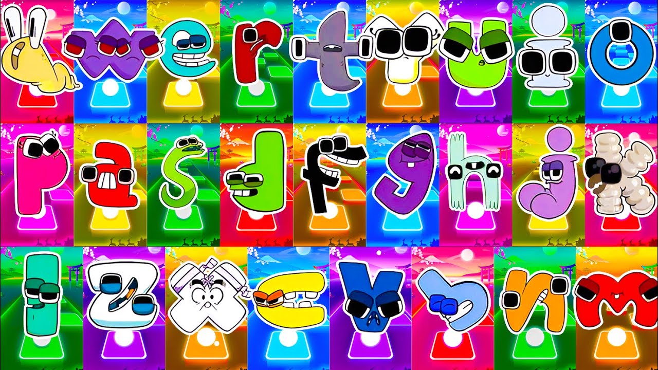 ALPHABET LORE 🆚 ALPHABET LORE TEAM 🆚 ALPHABET LORE SONG 🆚 Tiles Hop EDM ...