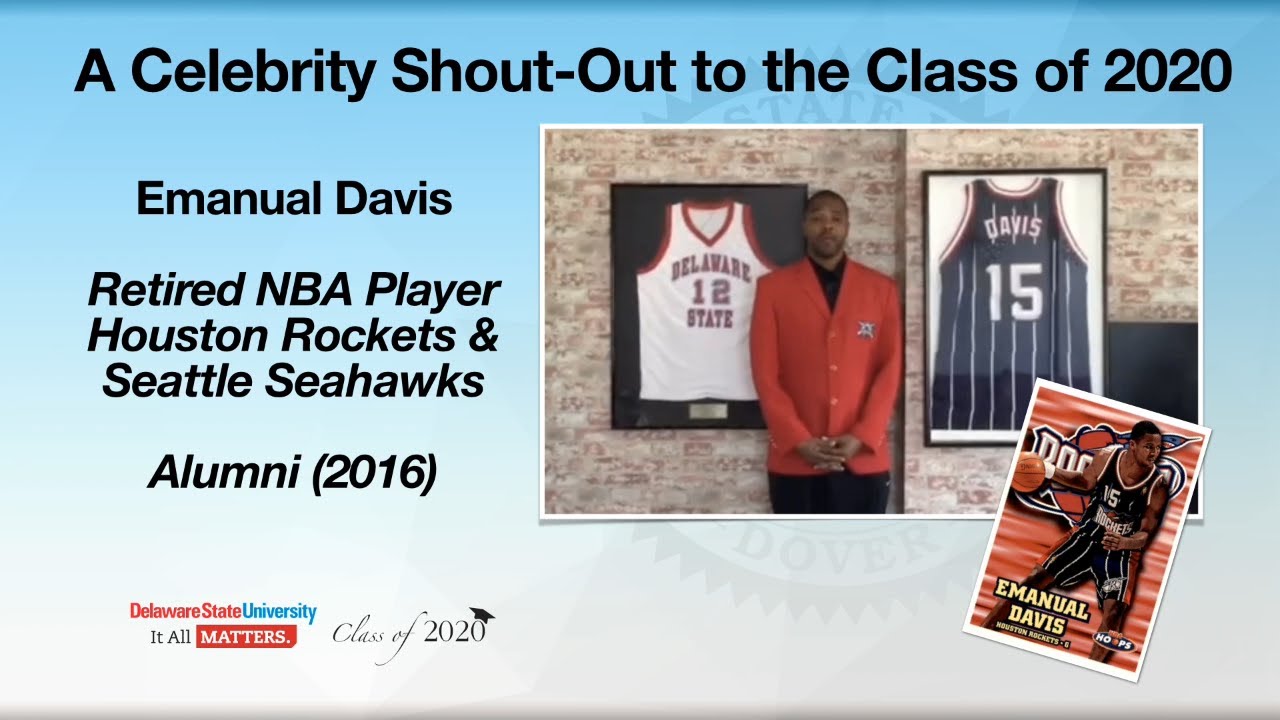 Emanual Davis - Celebrity Shout Out - YouTube