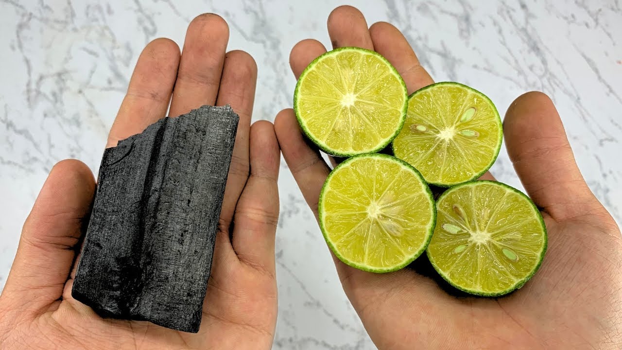 Mix Lemon with Charcoal 😱 You Won’t Believe the Incredible Result - YouTube