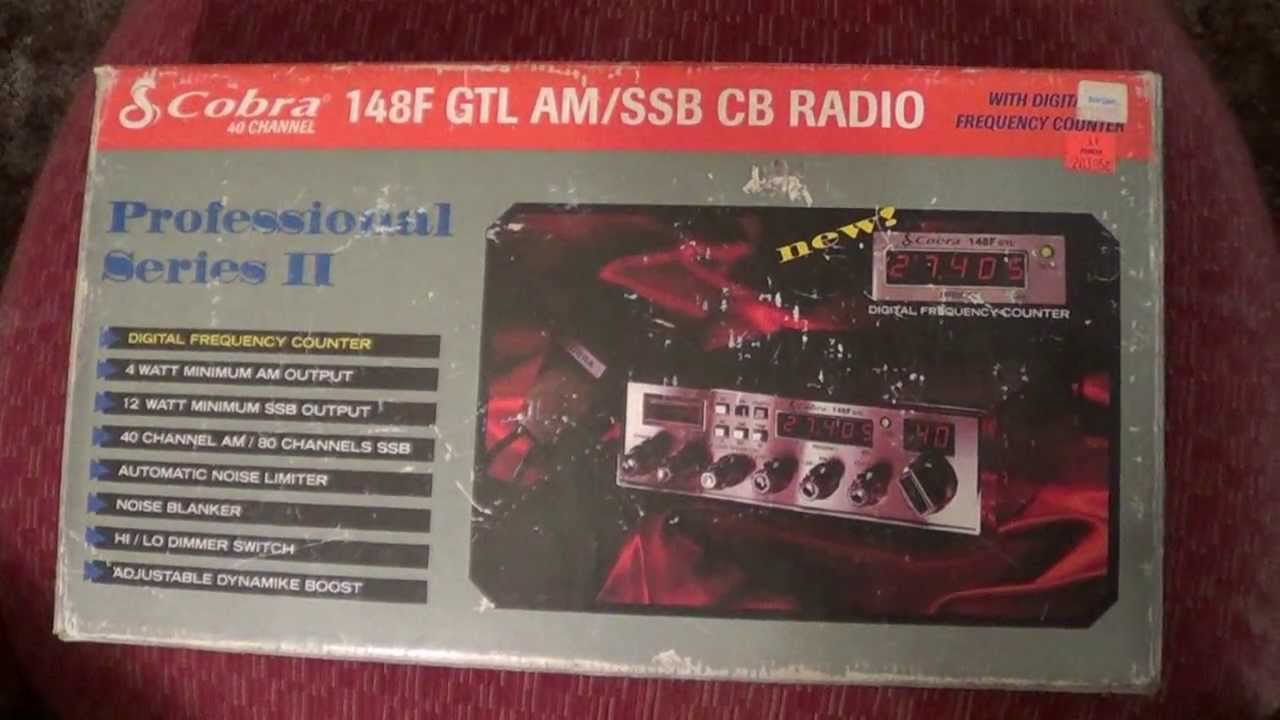 Cobra 148F GTL AM/SSB CB RADIO Professional Series 2 - YouTube