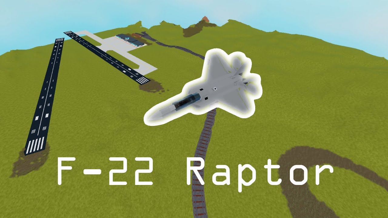 F 22-Raptor Showcase | Roblox Plane Crazy - YouTube