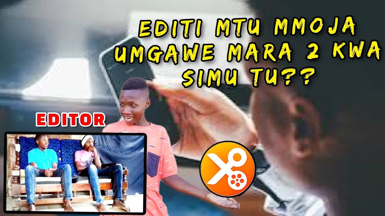 JIinsi ya kukata watu wawili au kjigiwa mala mbili kama mapacha kuediti ...