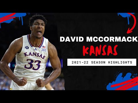 David McCormack 2021-22 Kansas Jayhawks Highlights - YouTube