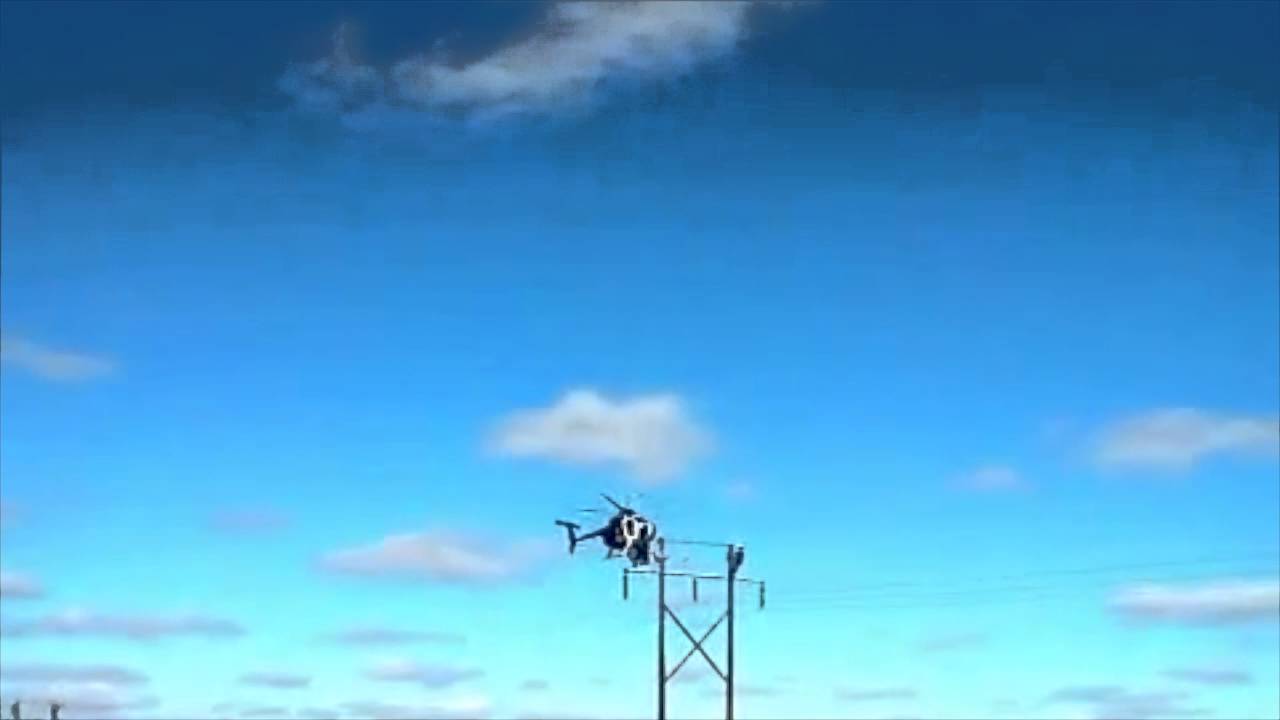 Power line Work: Helicopter Pole Top Transport - YouTube