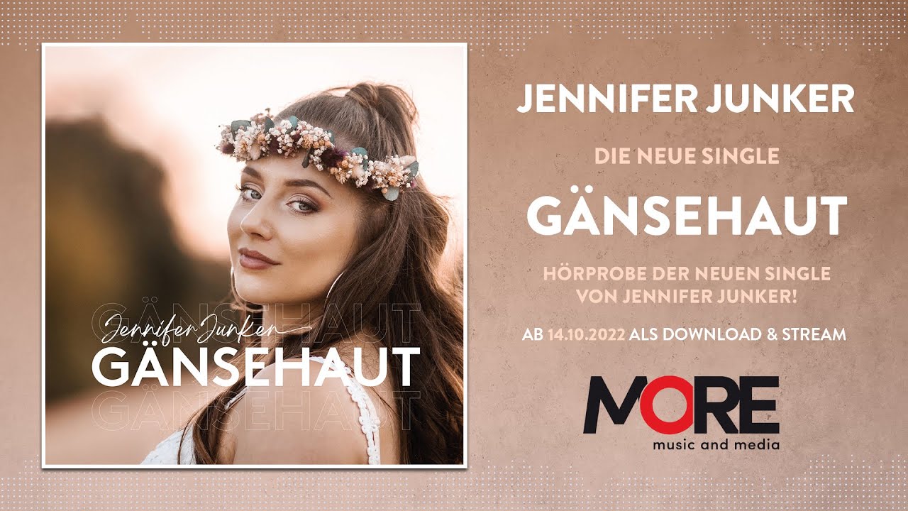 Jennifer Junker - Gänsehaut (Hörprobe der neuen Single) - YouTube
