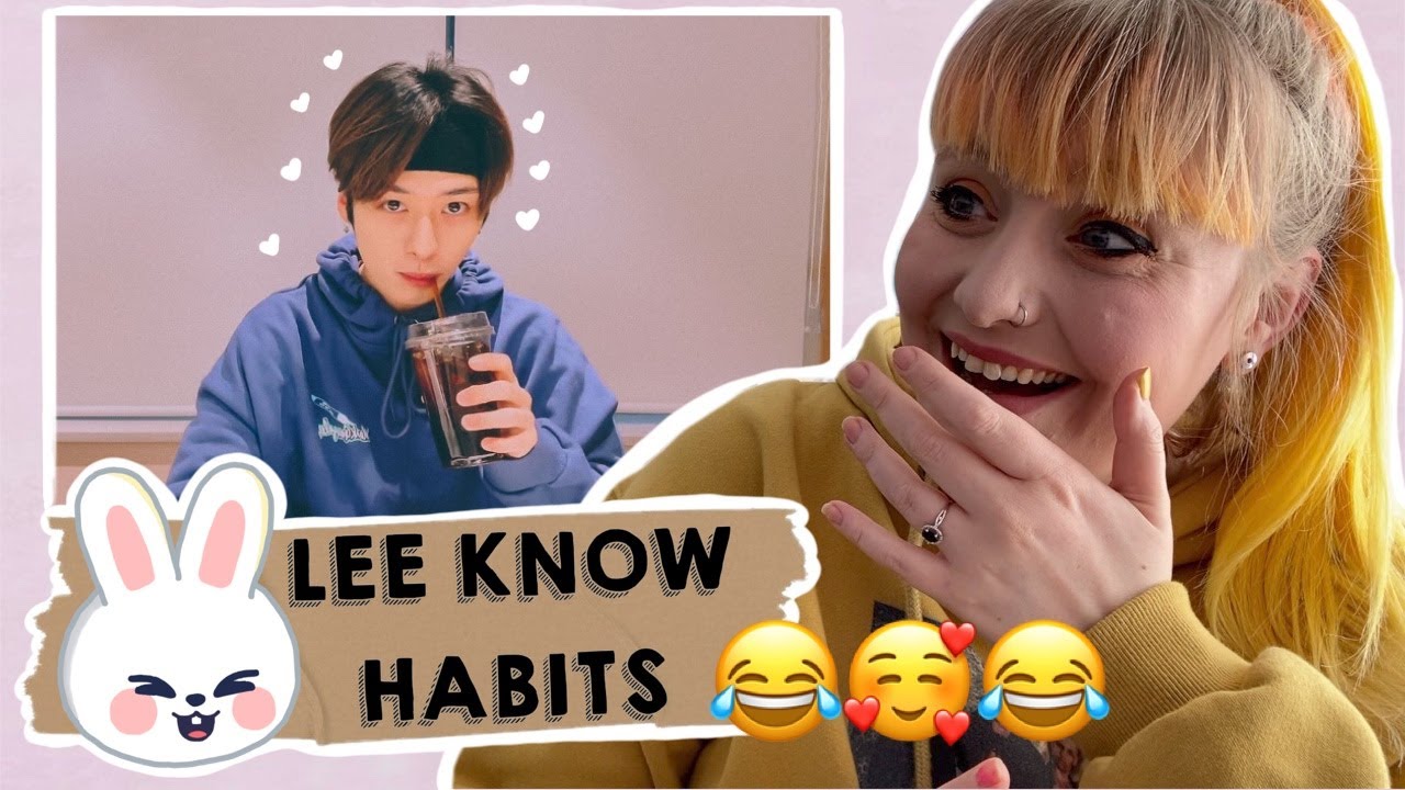 our devil bunny!! STRAY KIDS 'LEE KNOW HABITS' REACTION - YouTube