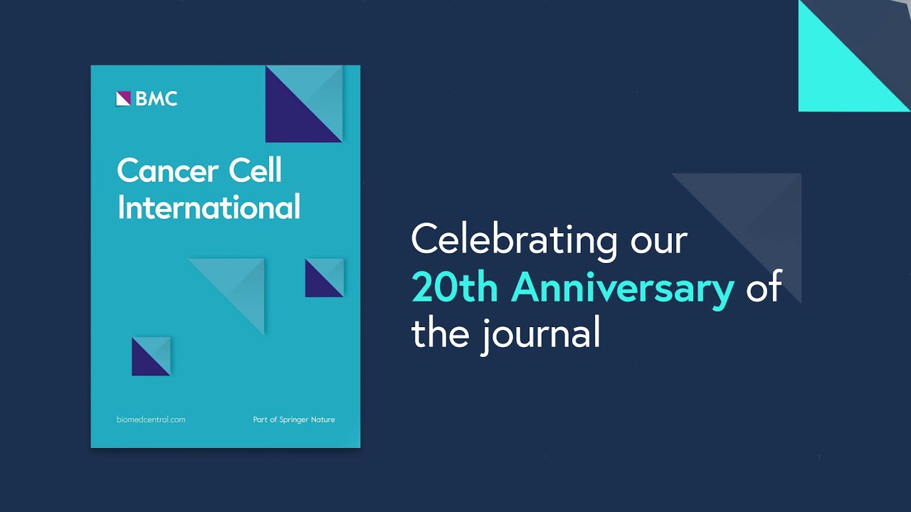 Cancer Cell International: 20 years of novel cancer studies - YouTube