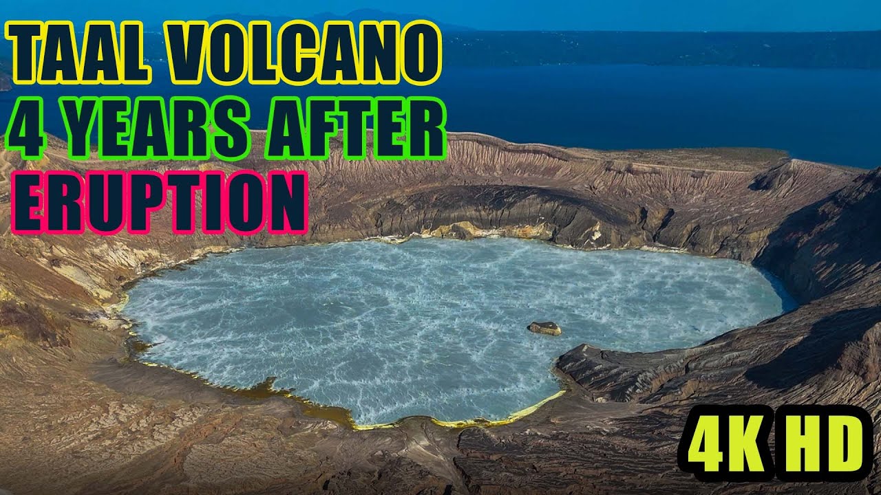 EXCLUSIVE DRONE FOOTAGE! TAAL VOLCANO - YouTube