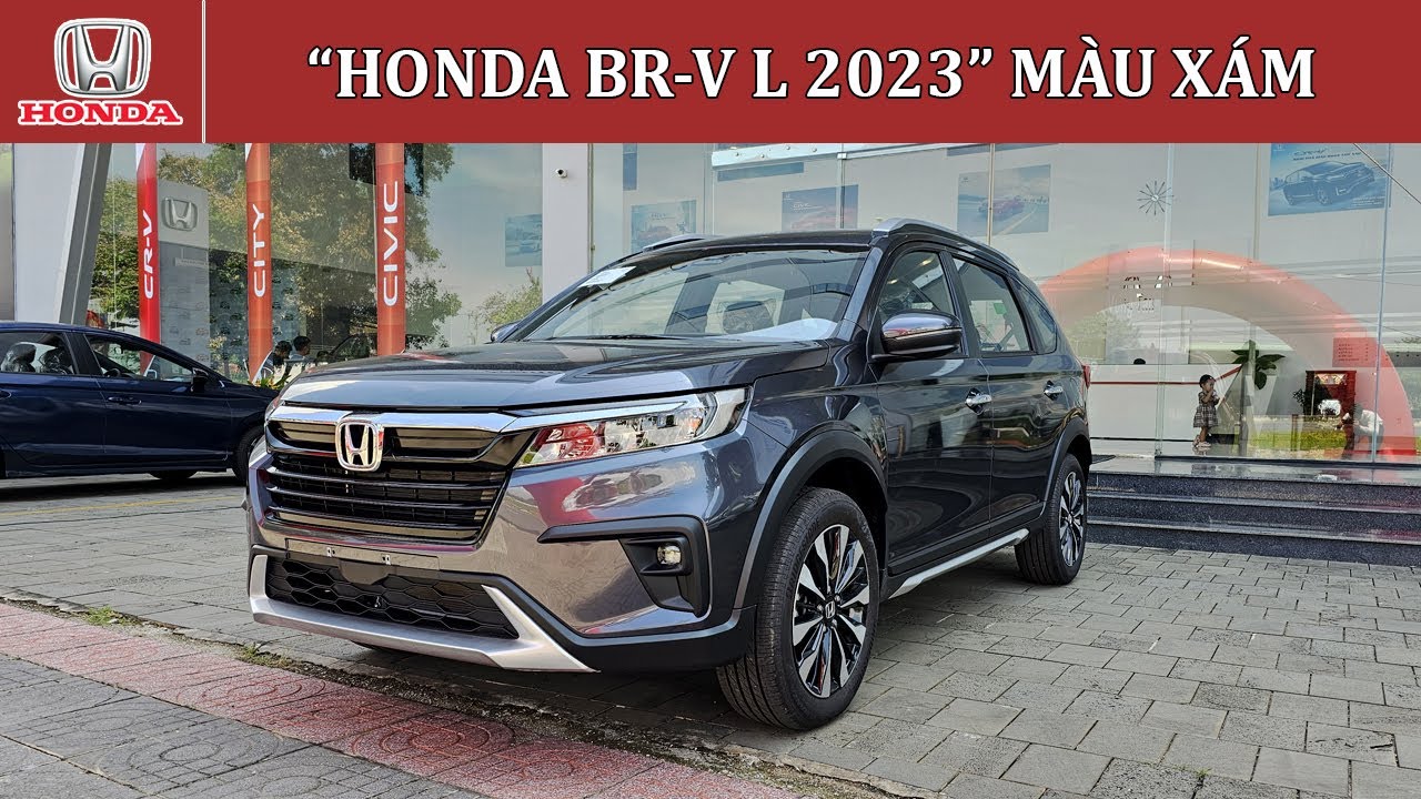 Giới thiệu Honda BRV L 2025 màu Xám | Giá lăn bánh Honda BRV L 2025 ...