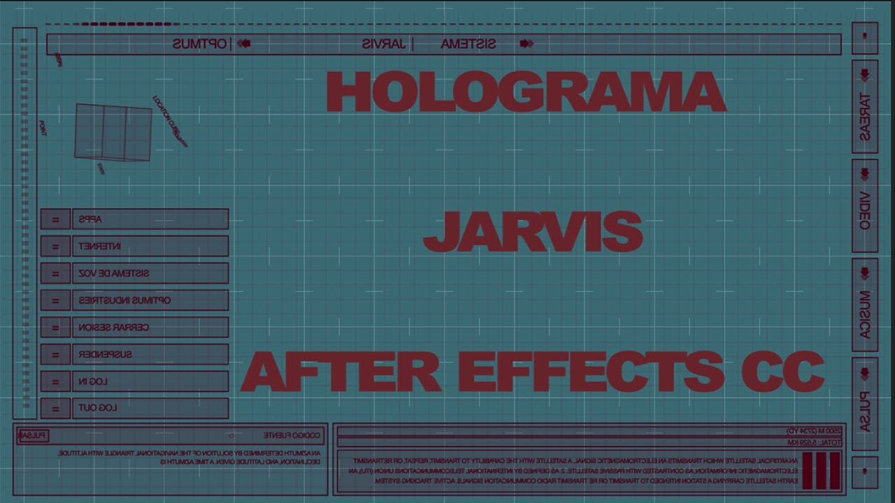 VFX HOLOGRAMA JARVIS AFTER EFFECTS CC | OPTIMUS994 - YouTube