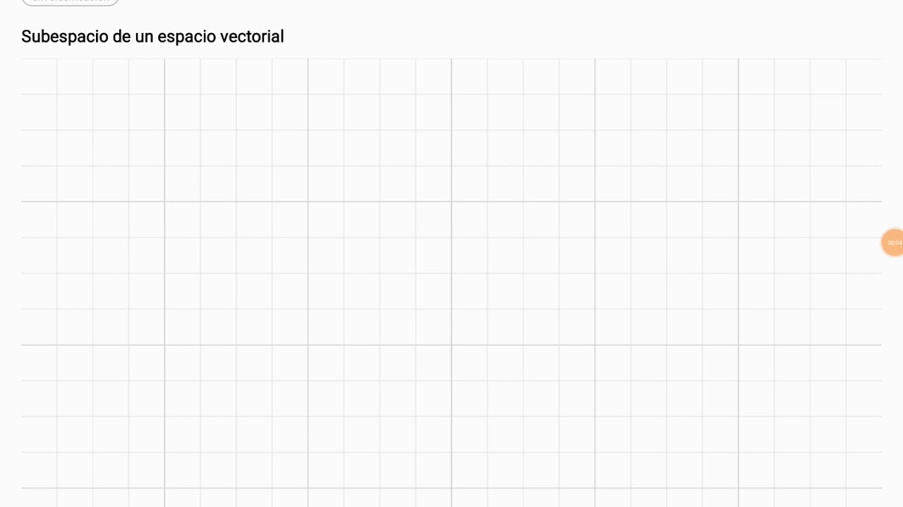 Propiedades de un subespacio vectorial - YouTube