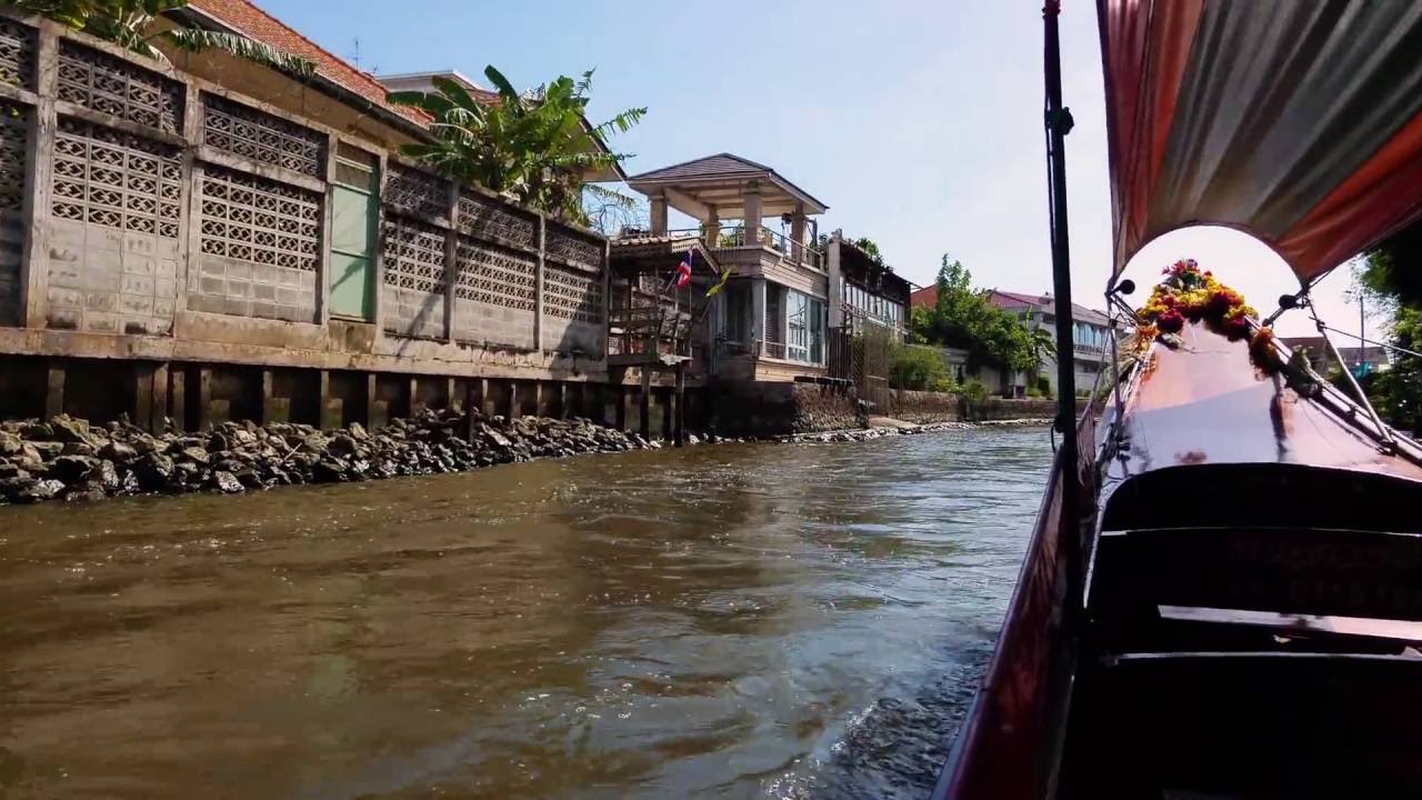 Bangkok Nehir Turu long tail boat tour - YouTube
