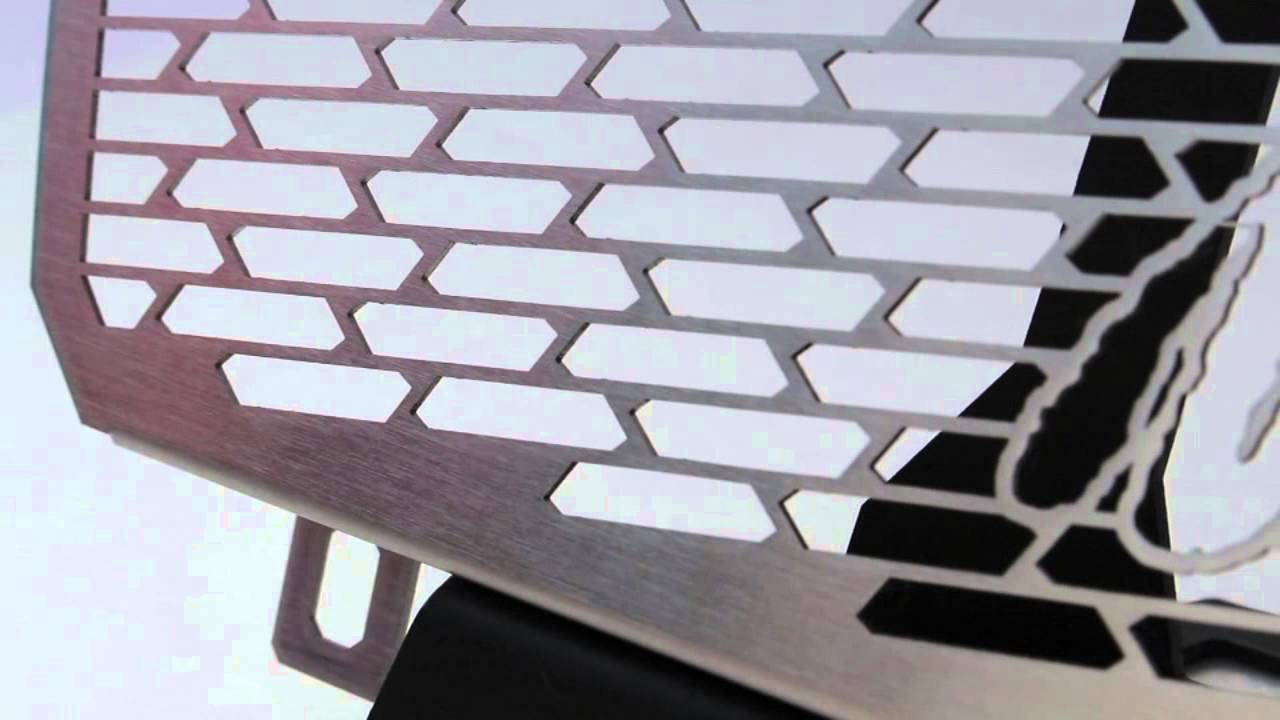 Motorun Radiator Guard for Kawasaki Ninja 250 & Z250 - YouTube