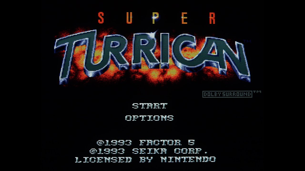 Super Turrican Intro (SNES) - Sony BVM-D32 - YouTube