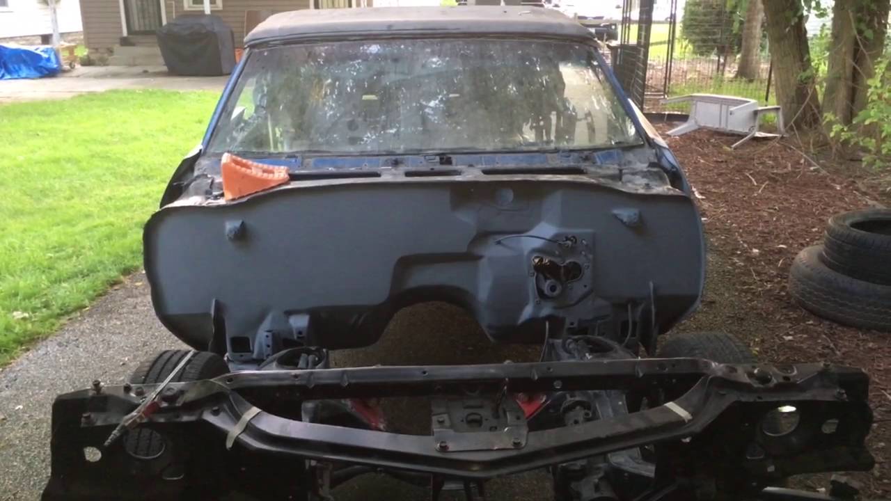 Chevelle shaved fire wall - YouTube