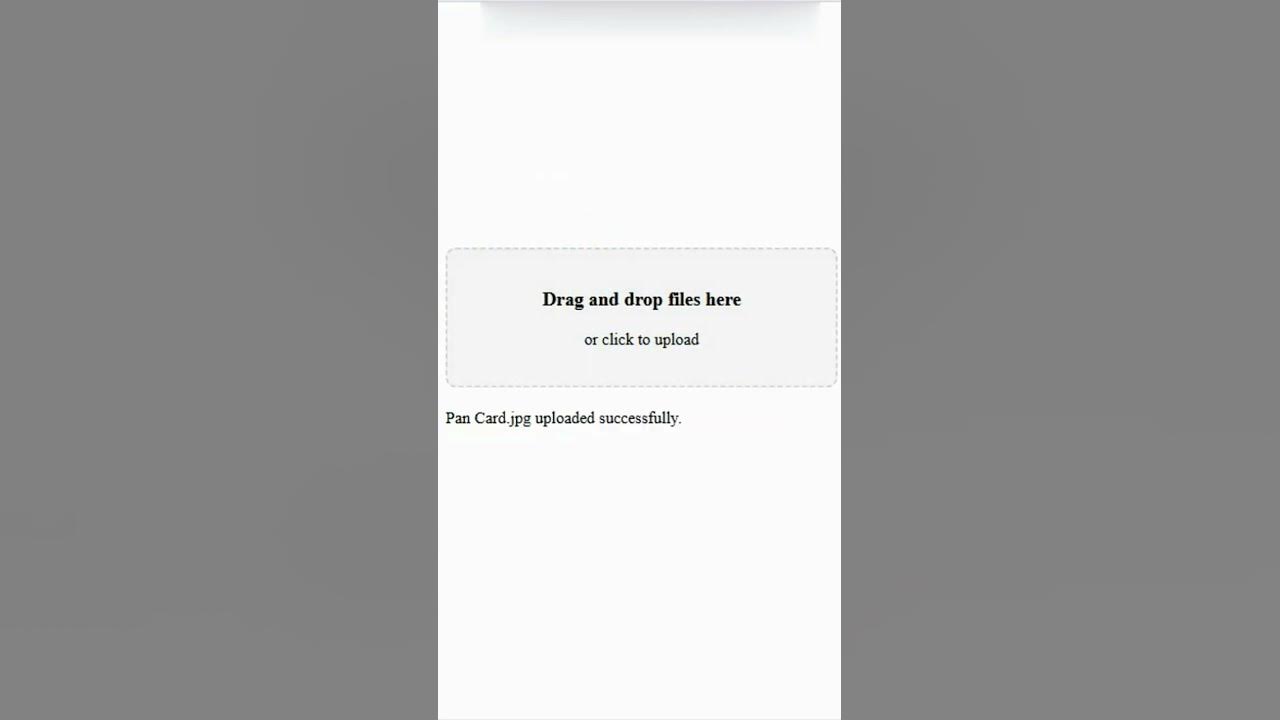 Drag And Drop File Uploader Using Html Css And Javascript Html Css 