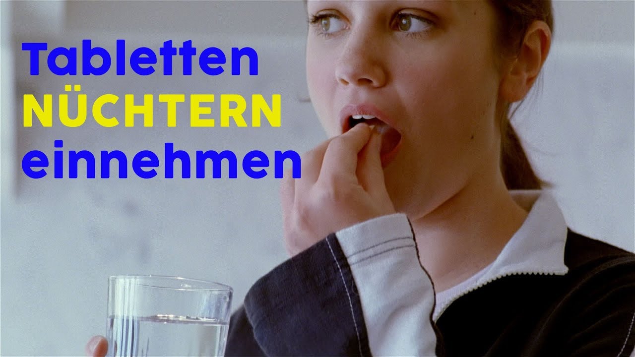 Tabletten nüchtern einnehmen: DAS müsst ihr wissen. - YouTube
