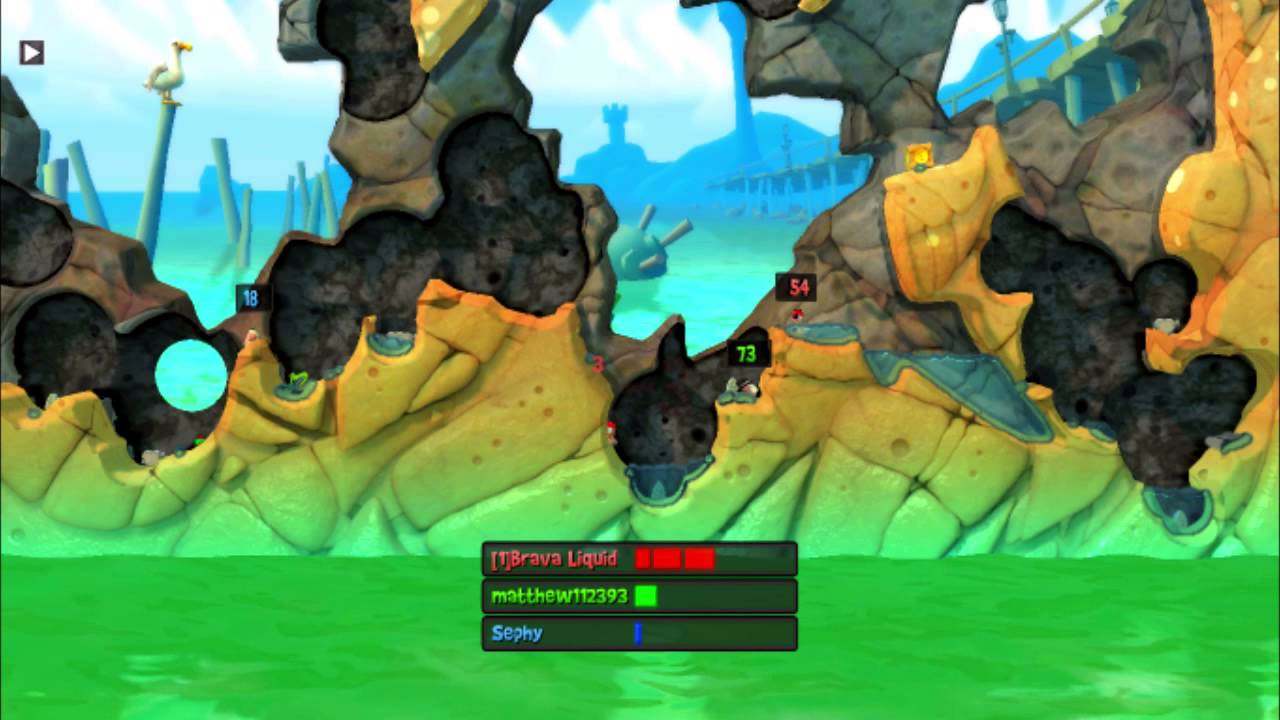 Worms Revolution Game 2 w/Liquid & Matthew - YouTube
