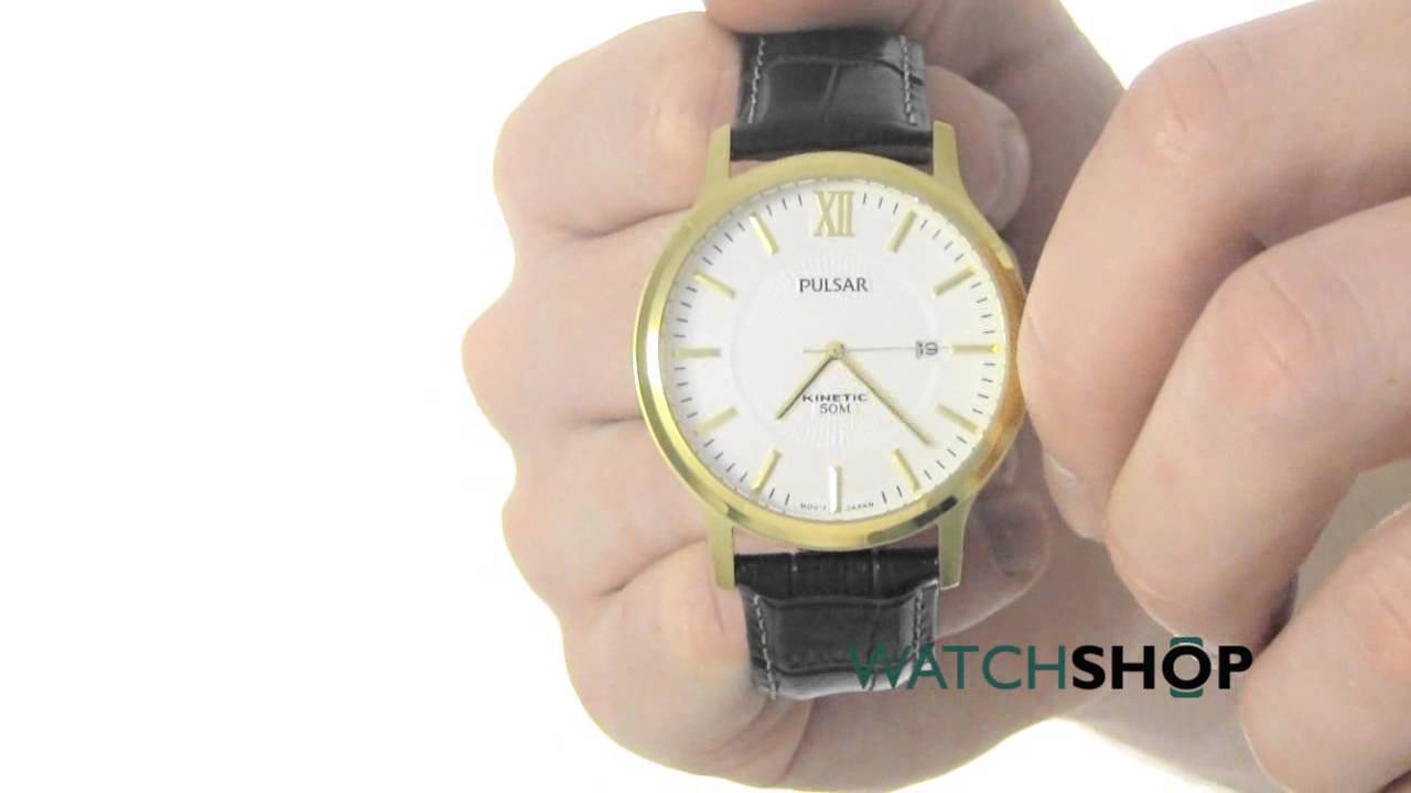 Pulsar Men's Kinetic Watch (PAR182X1) - YouTube