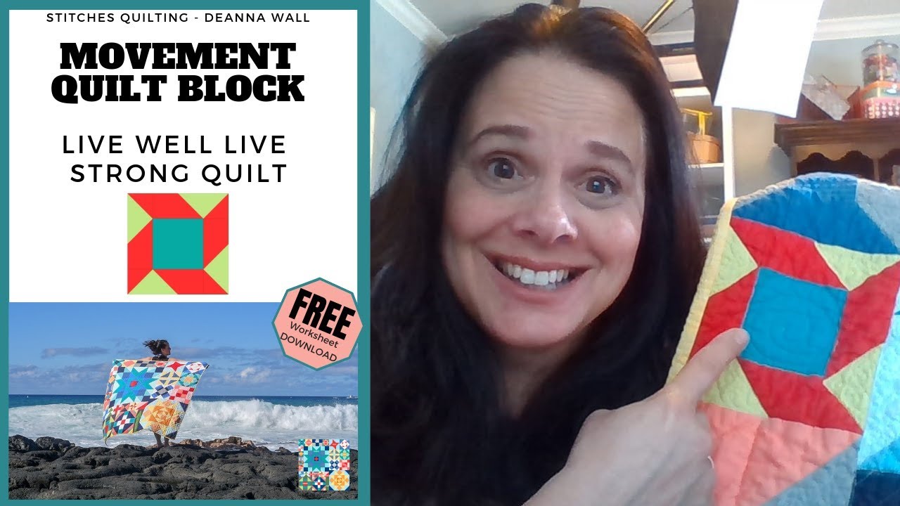 How to sew a Spinning Movement Quilt Block for the Live Well Live ...