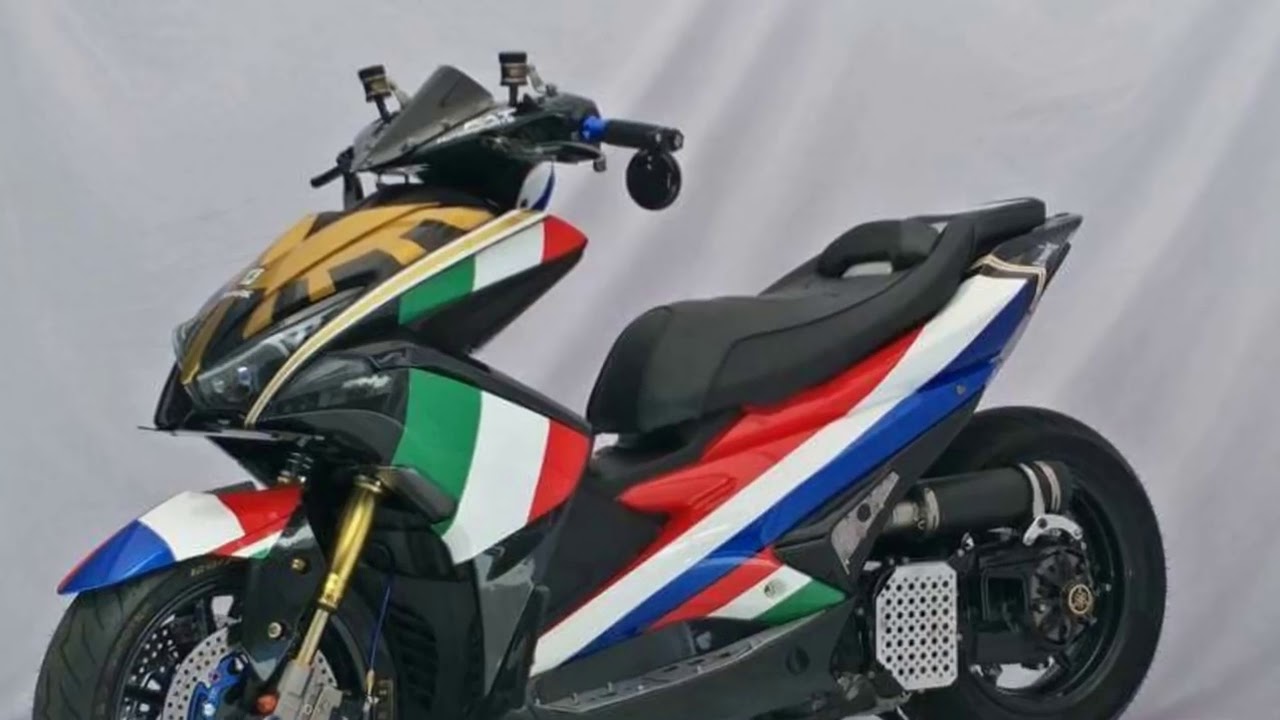 Yamaha aerox 155 modified - YouTube