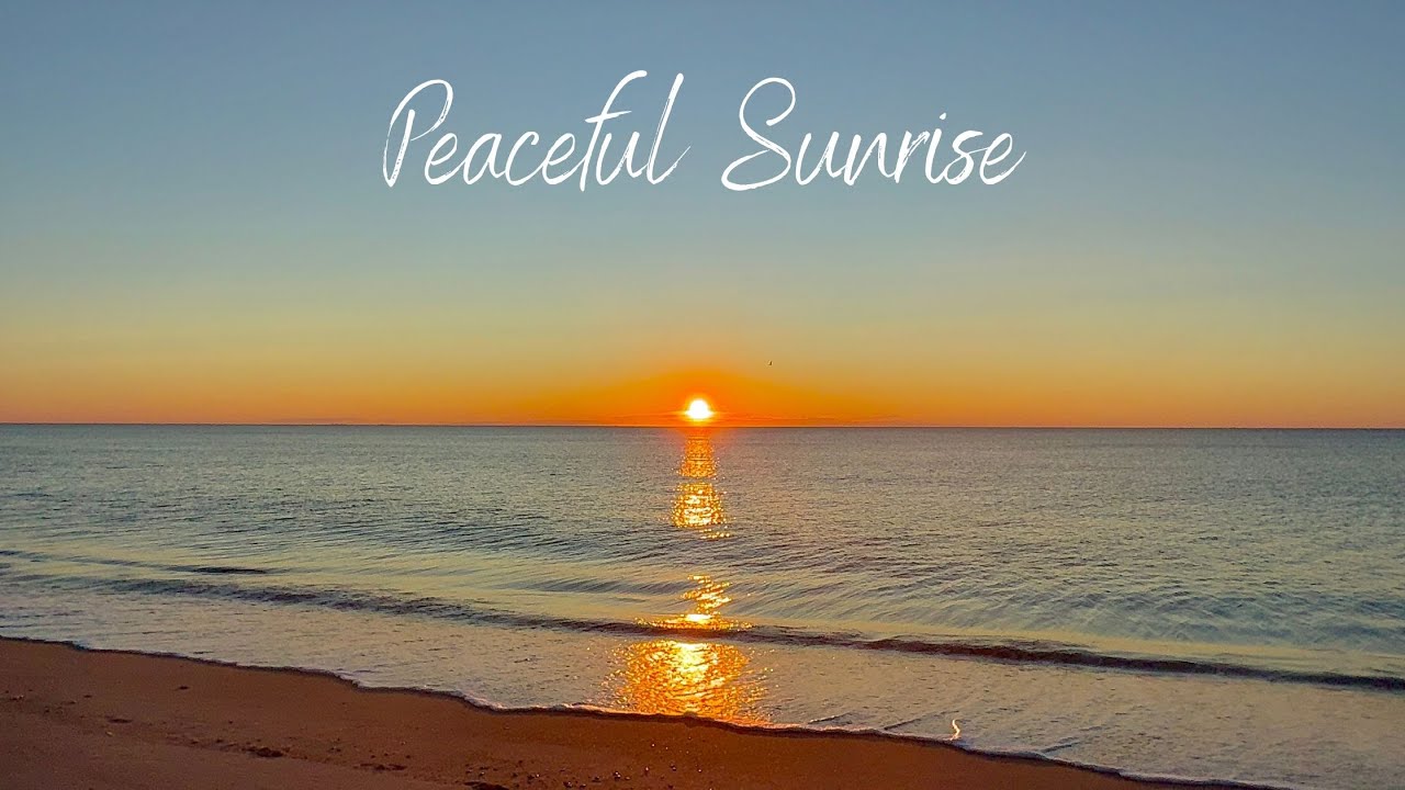 Clear Morning, Gentle Waves at Sunrise - Perfect for Relaxation ...