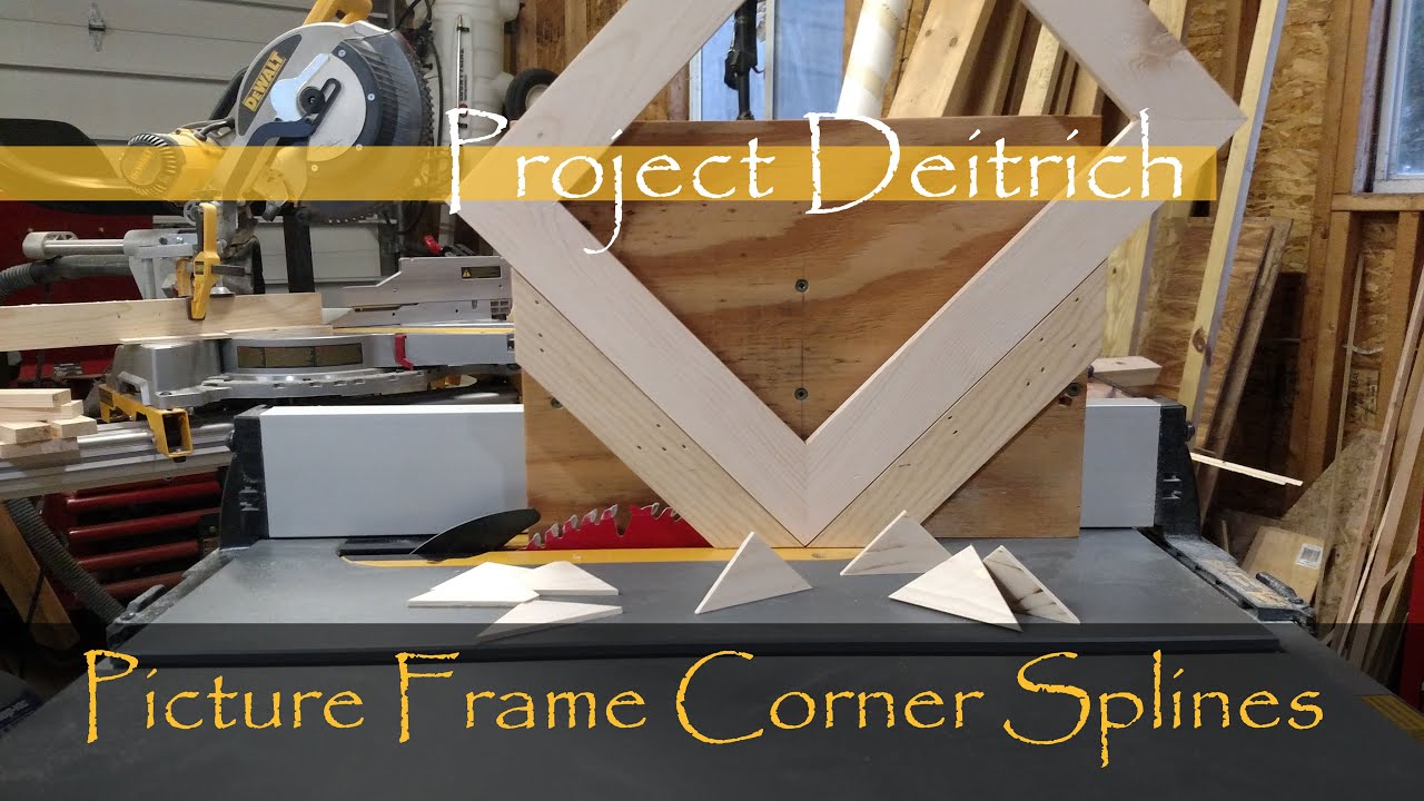 Picture Frame Corner Spline - YouTube
