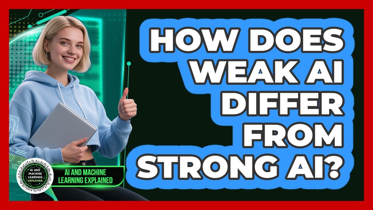 How Does Weak AI Differ From Strong AI? - AI and Machine Learning ...