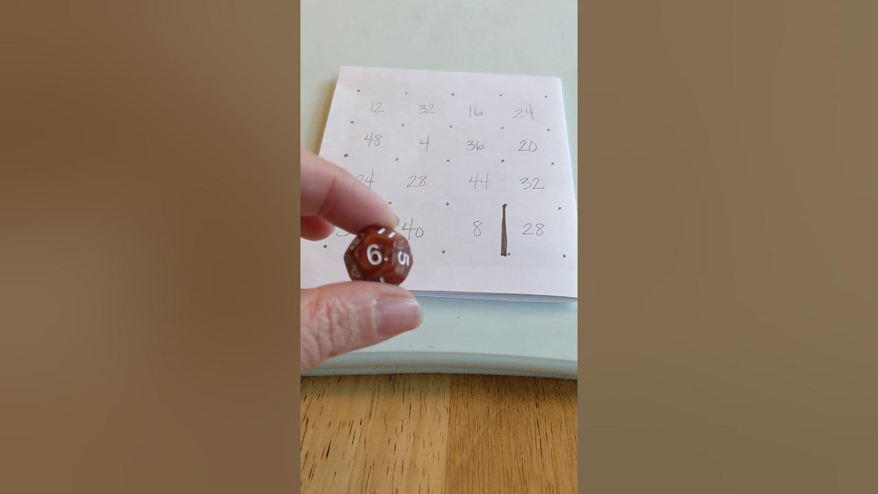 Multiplication Dots and Boxes - YouTube