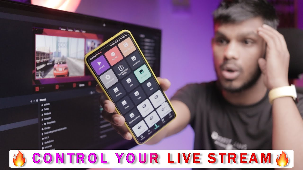 Control Live Stream From Your Phone l Streamlabs Remote Control - YouTube