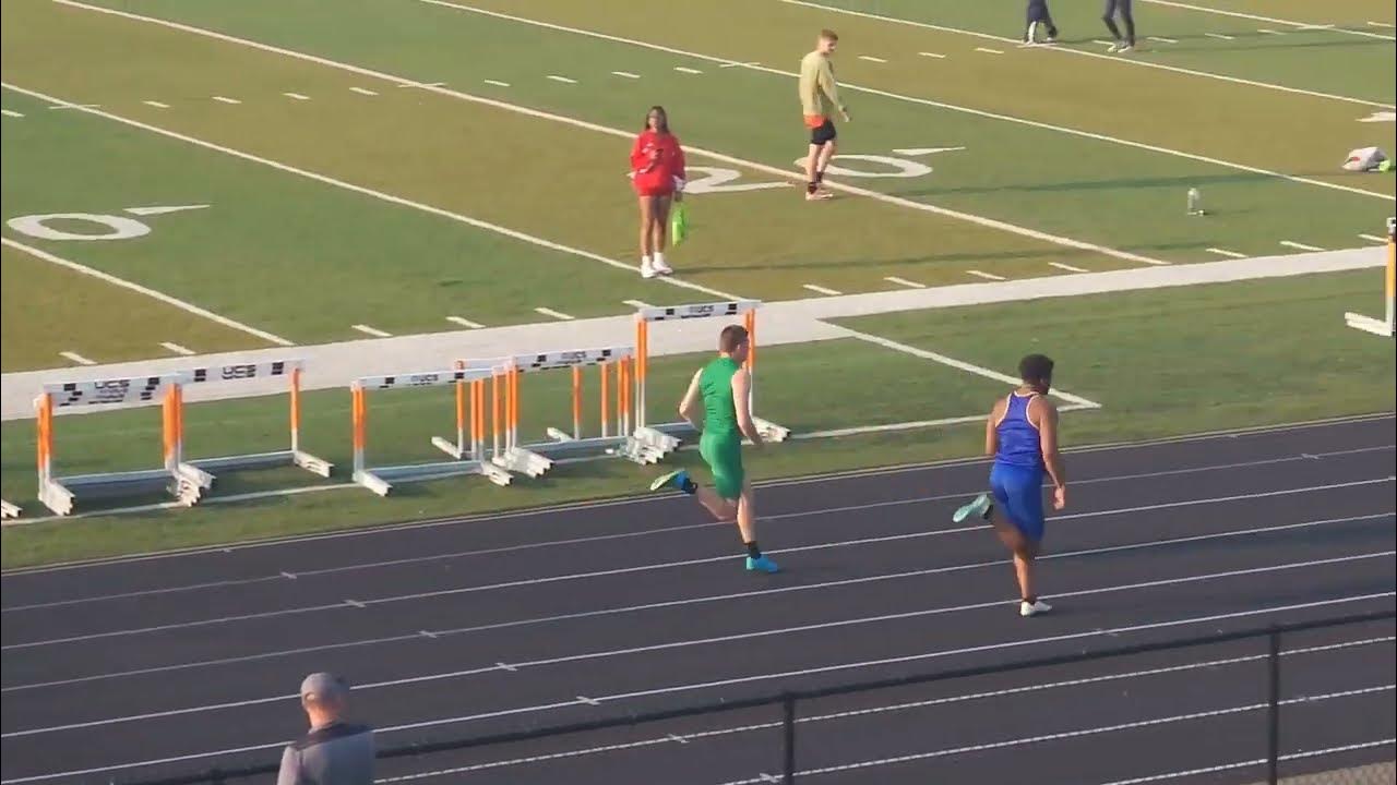 Boys 4x100 2023 District Championships Prelims - YouTube