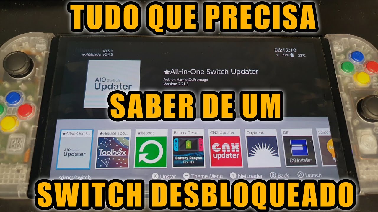 SWITCH DESBLOQUEADO TUDO QUE VOCÊ PRECISA SABER #switch - YouTube