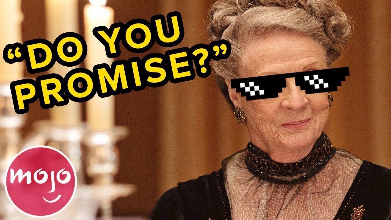 Top 10 SAVAGE Dowager Countess of Grantham Moments - YouTube
