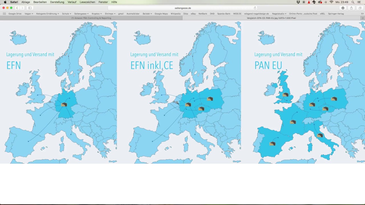 EFN vs. PAN-EU Vergleichsrechner für Amazon FBA - YouTube