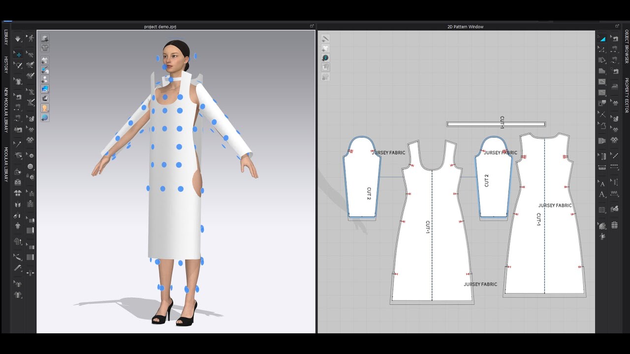 HOW TO EDIT PATTERN IN CLO 3D/HOW TO ARRANGE PATTERN IN 2D&3D WINDOW OF CLO / PATTERN MAKING/CAD ...