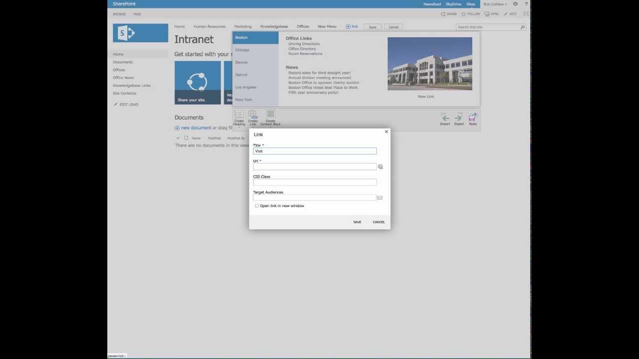 Mega Drop Down for SharePoint 2013 - List Panel Controls - YouTube