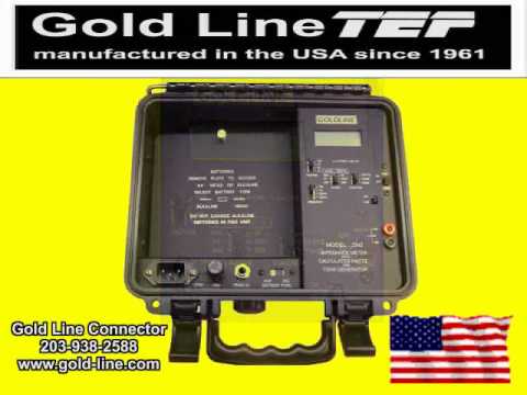 Gold LIne ZM2N Impedance Meter - YouTube