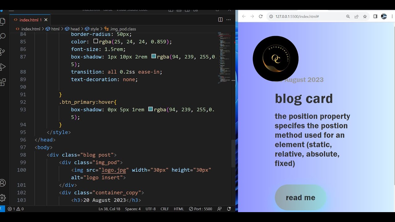 How To Create Greeting Card With The Help Of Html Short Explore Trending Coding