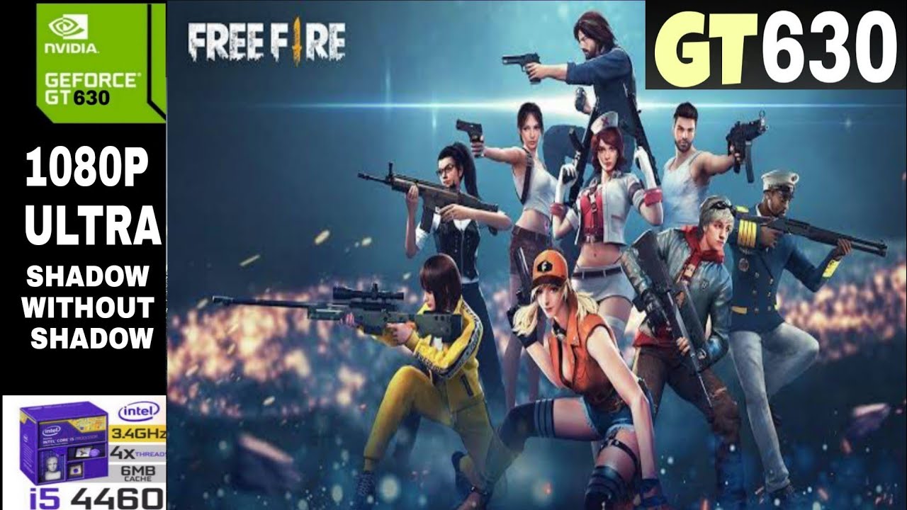 Garena Free Fire | GT 630 2GB | i5 4460 | 16GB RAM | Benchmark - YouTube