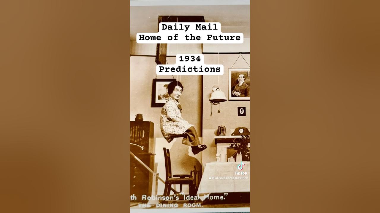 1934 Home of the Future Predictive Programming #predictiveprogramming #future #technology #truth ...