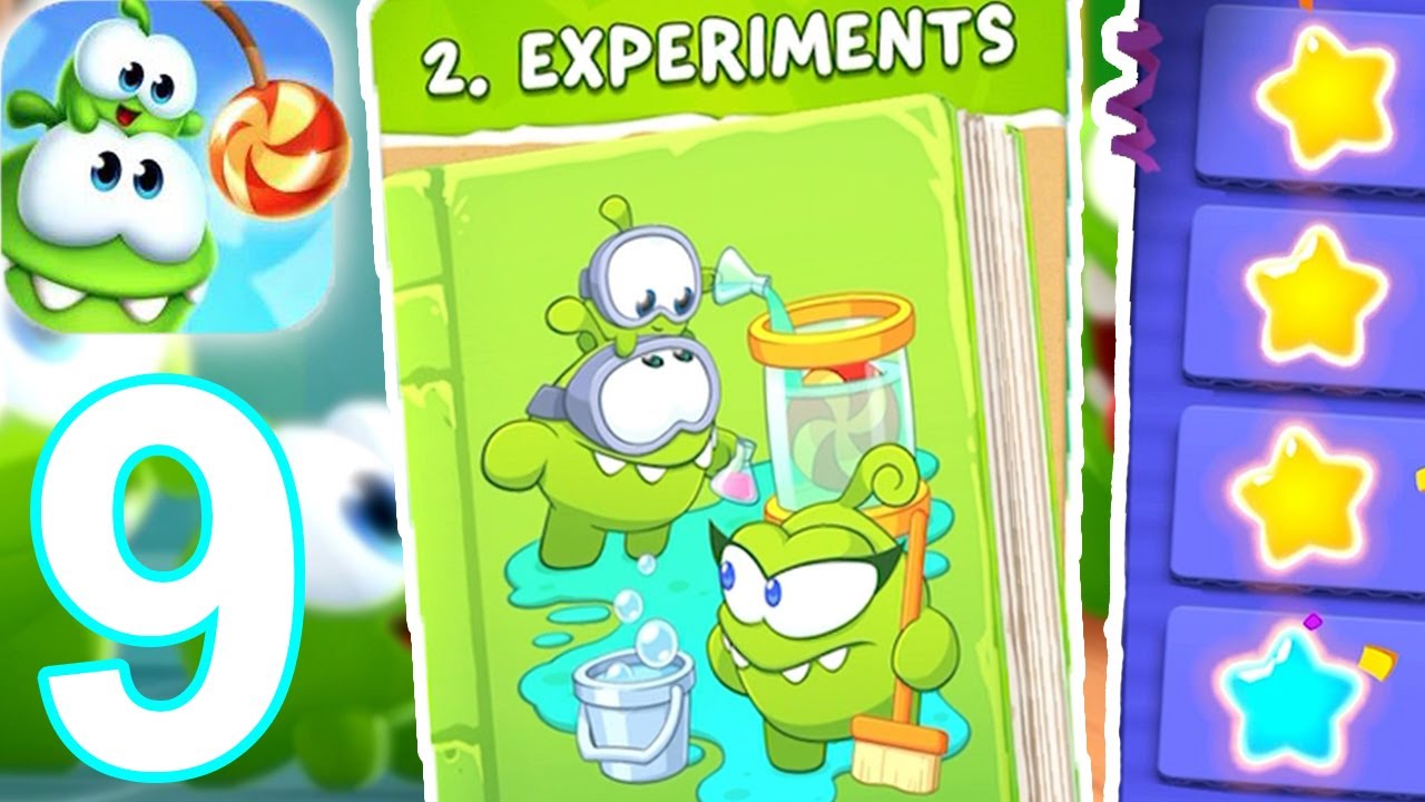 Cut the Rope Remastere‪d Level 2-1 To 2-24 Blue Star Gameplay Video ...
