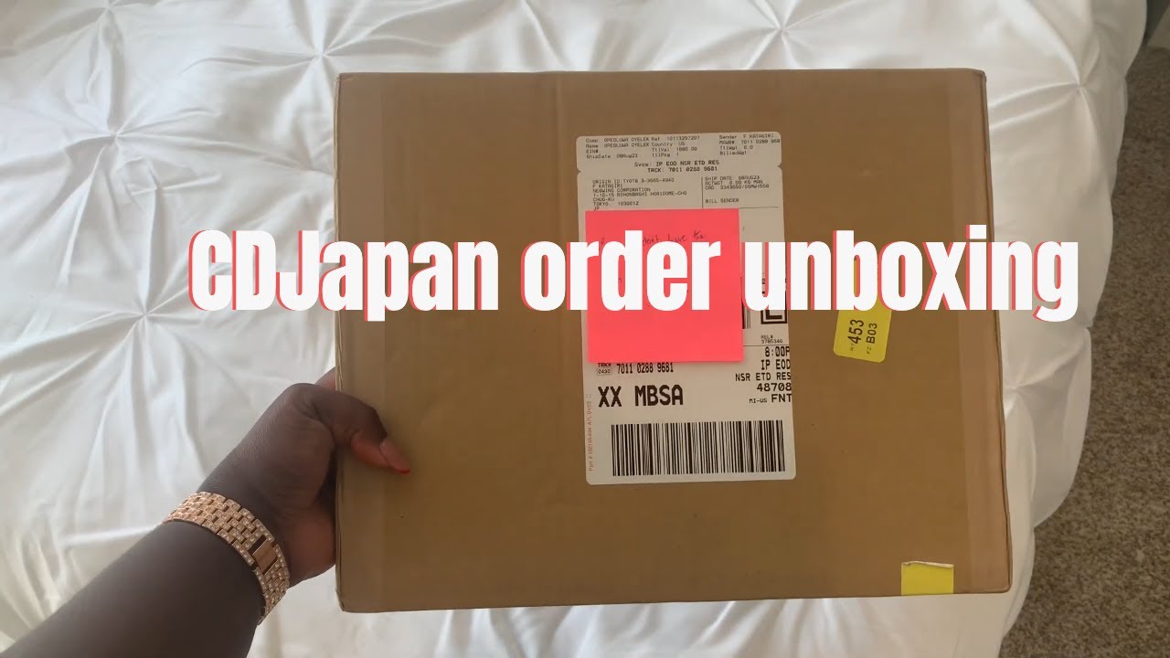 CDJapan manga order unboxing - YouTube