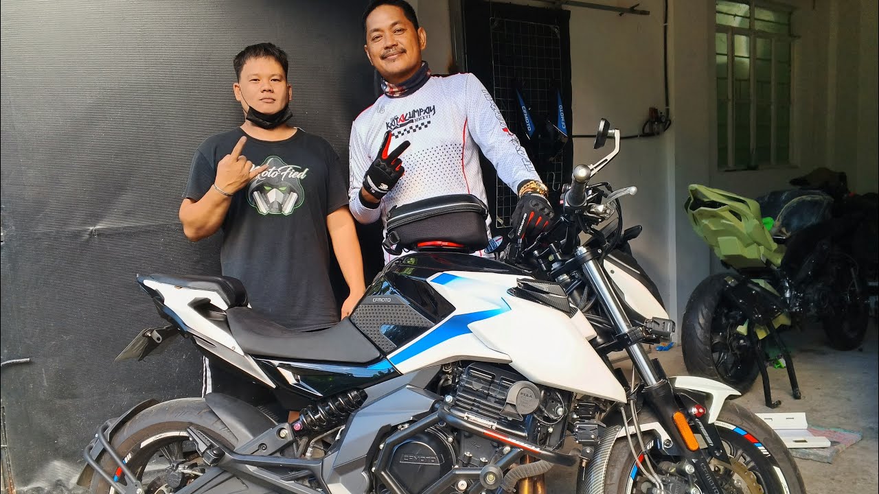 CFMOTO NK400 V4 | Full Modified Tail Assembly - YouTube