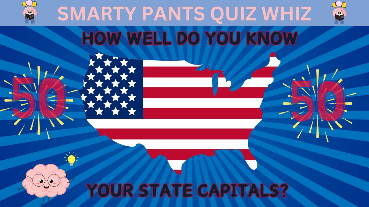 Guess the 50 United States Capitals - YouTube