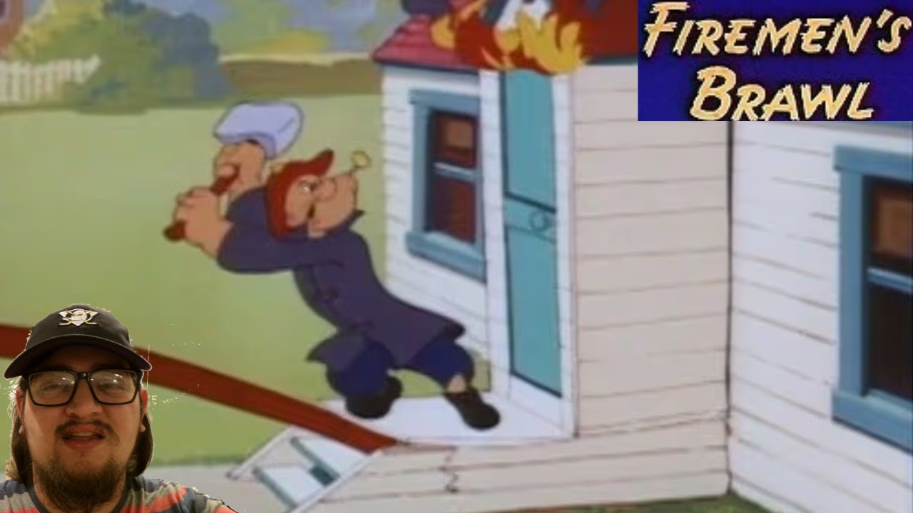 Popeye the Sailor: Firemen’s Brawl (1953) – First Time Watching: Olive ...