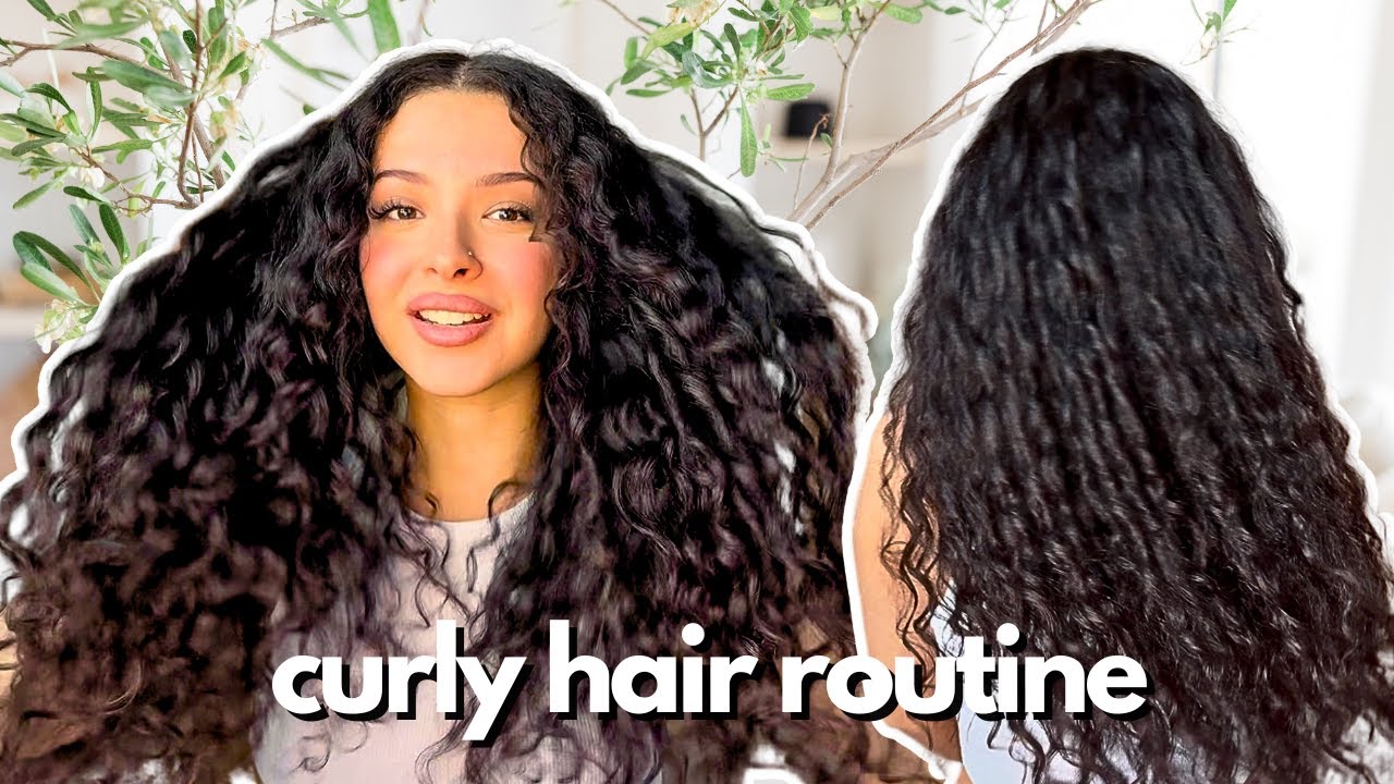 My SIMPLE Curly Hair ROUTINE for BEGINNERS - YouTube