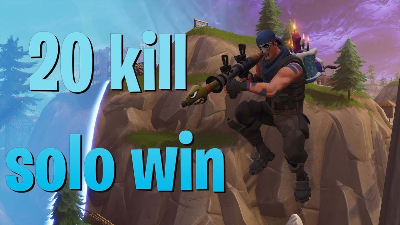 INTENSE 20 kill solo win! (fortnite battle royale) (PS4) - YouTube