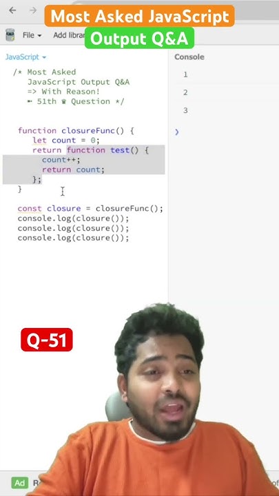 Q 51 Most Asked Javascript Output Based Interview Questions And Answers Javascript Interview